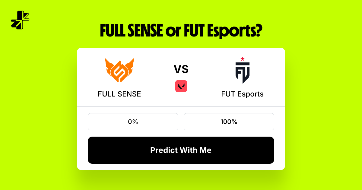 FULL SENSE vs FUT Esports (Resolved) | Limitless