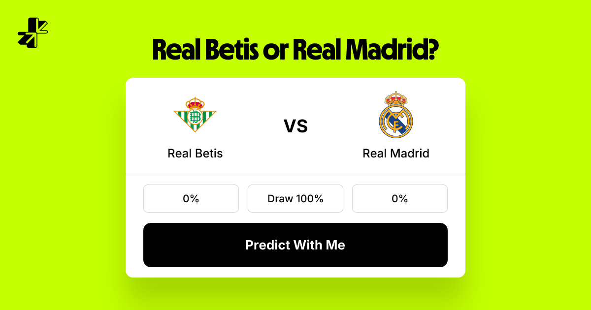 ⚽ LaLiga, Real Betis vs Real Madrid, Apr 24, 2026 | Limitless