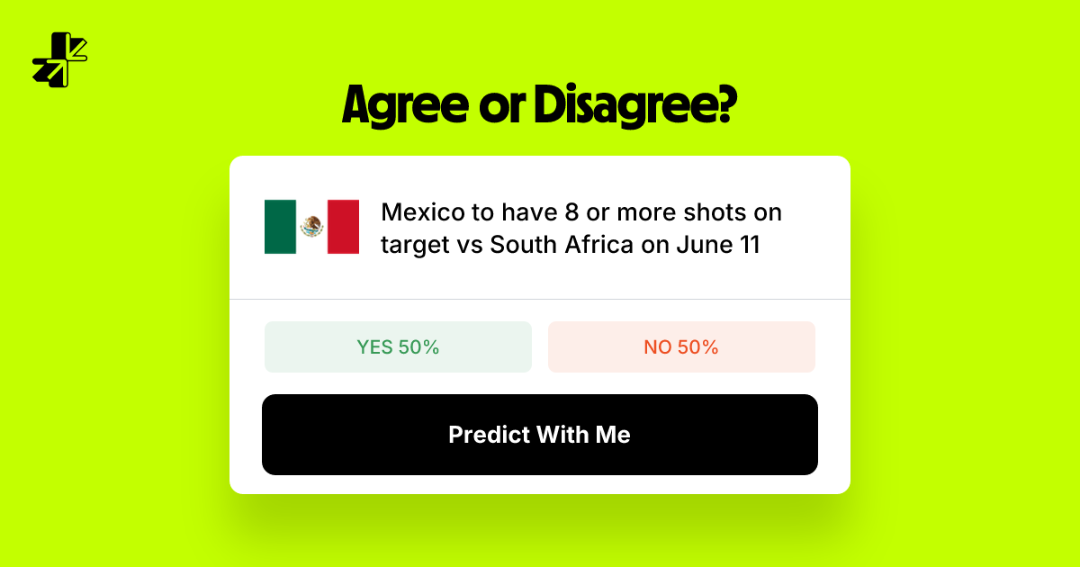 Mexico to have 8 or more shots on target vs South Africa on June 11 ...