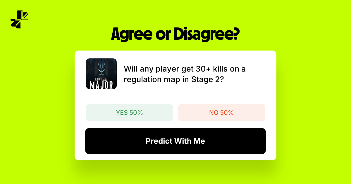 Will any player get 30+ kills on a regulation map in Stage 2? | Limitless